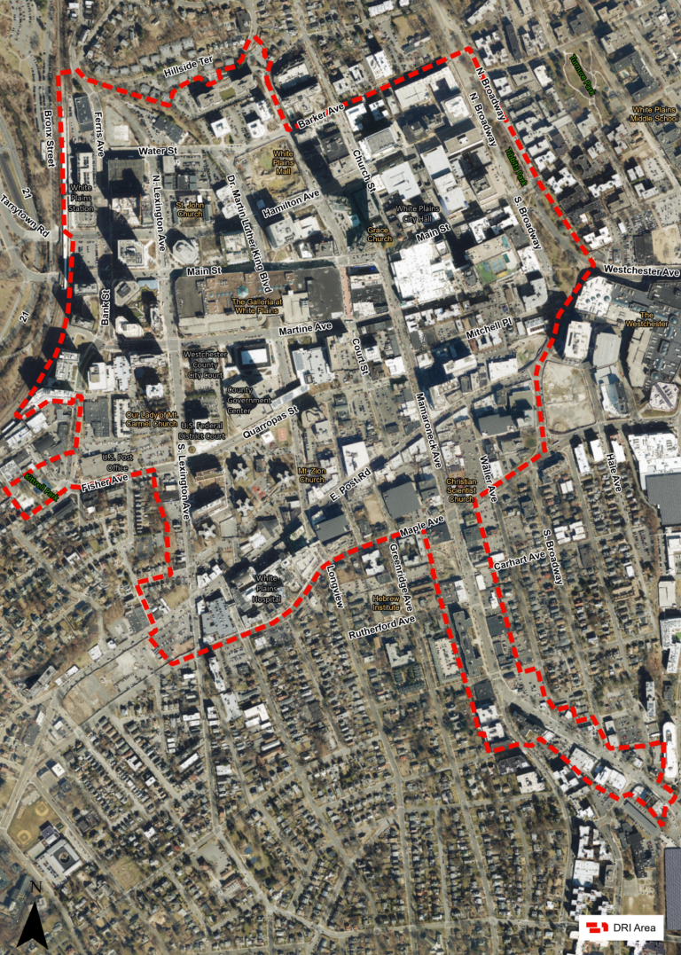DRI Boundary Area – White Plains Downtown Revitalization Initiative